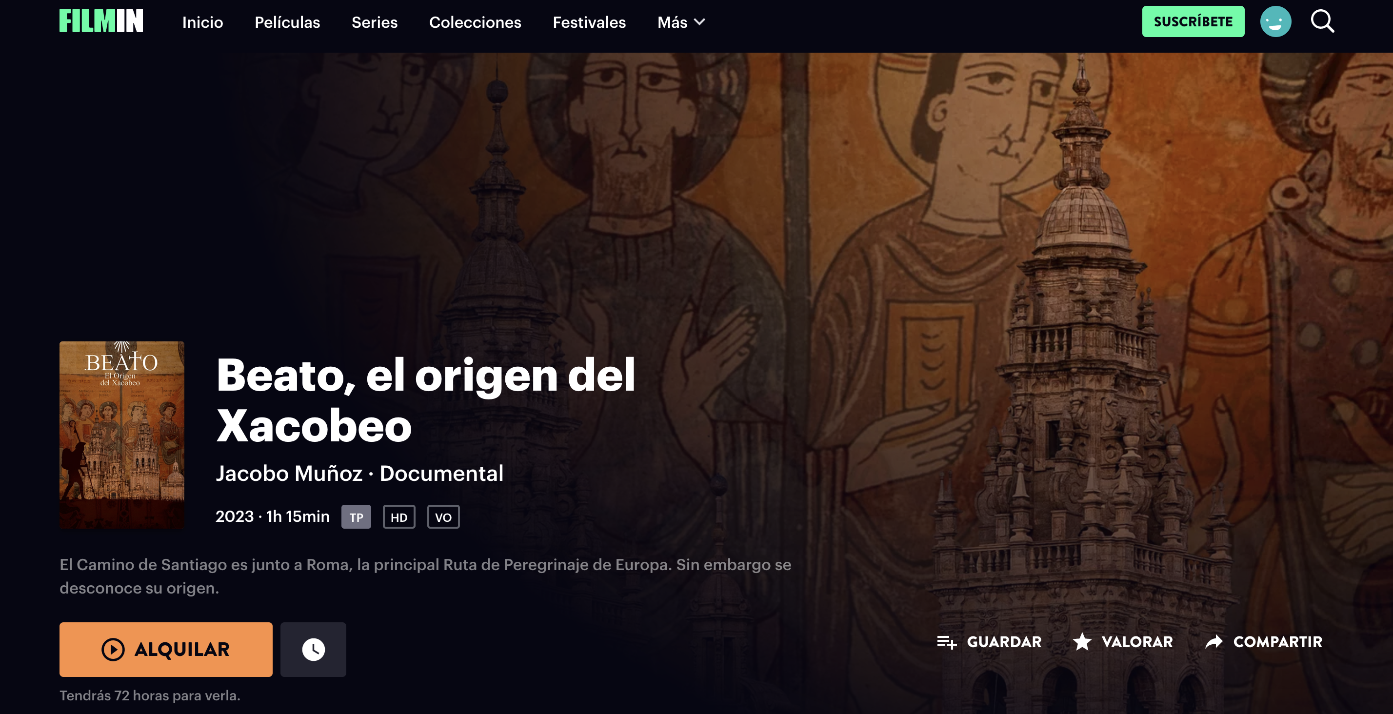 La pelicula 'Beato el origen del Xacobeo' ya se puede ver en la ...
